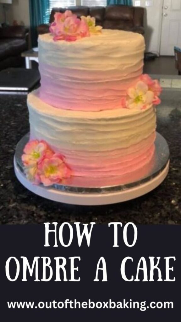Easy Ombre Cake Tutorial (Perfect for Beginners!) - Out of the Box Baking