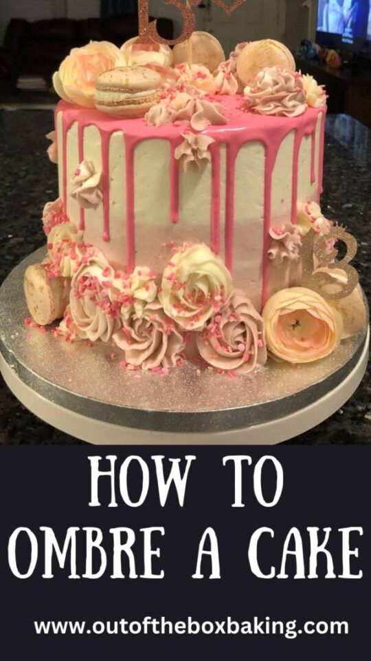 Easy Ombre Cake Tutorial (Perfect for Beginners!) - Out of the Box Baking