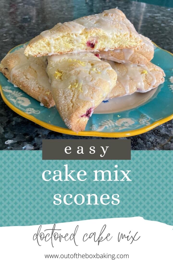 How to Make Scones from Cake Mix (Easy Doctored Recipe) - Out of the ...