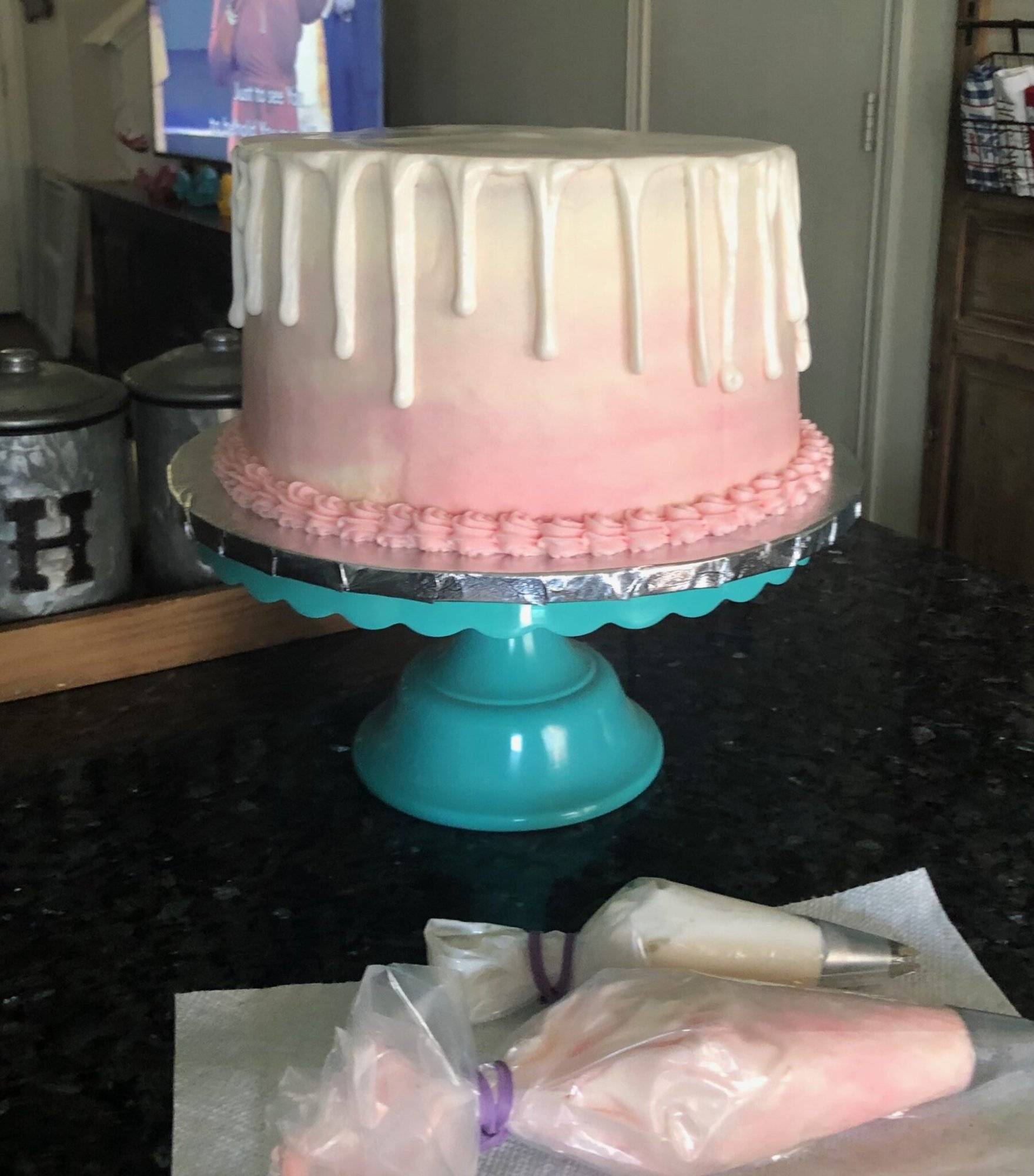 Easy Ombre Cake Tutorial (Perfect for Beginners!) - Out of the Box Baking