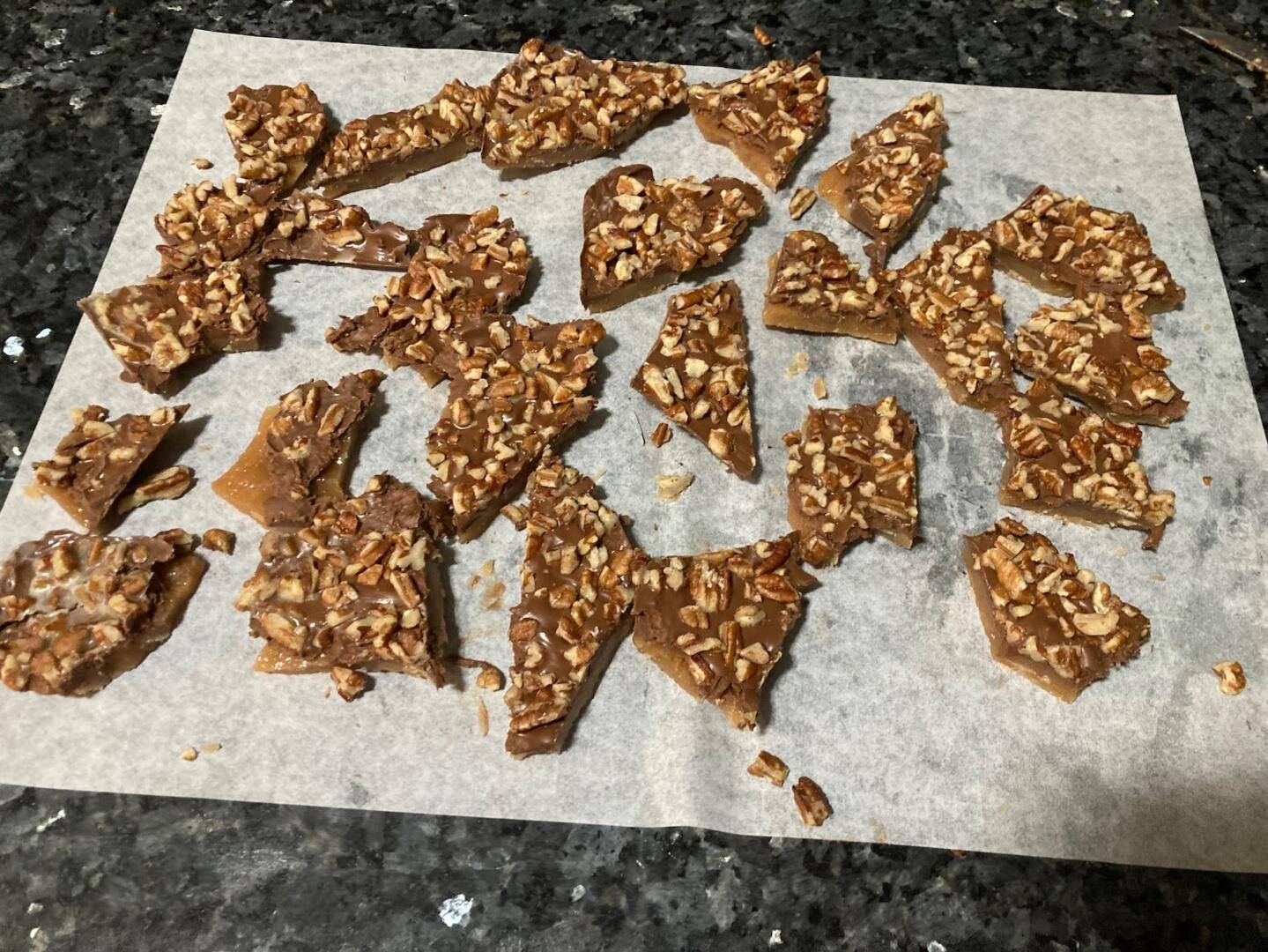 Traditional English Toffee (Buttercrunch Toffee) - Out of the Box Baking