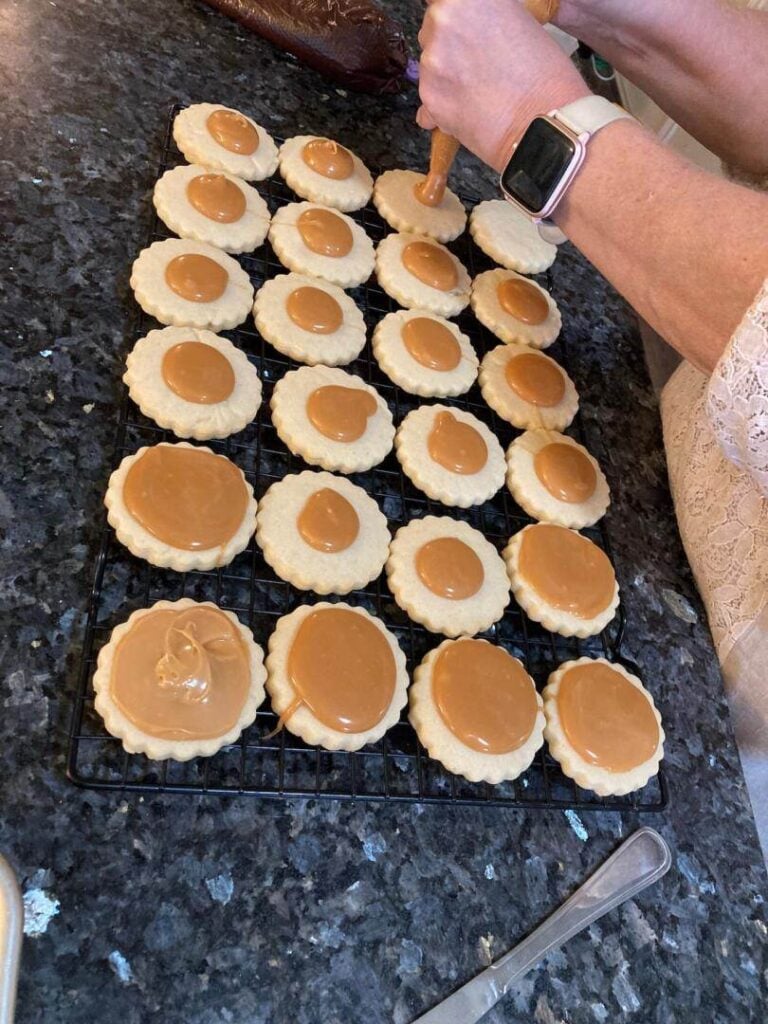 Easy Twix Cookies from Scratch - Out of the Box Baking