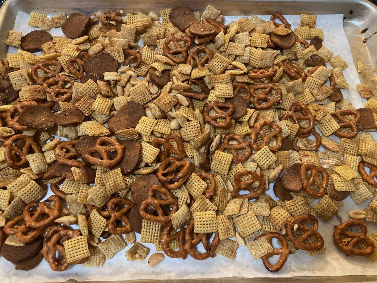 Oven-Baked Chex Mix (Delicious Homemade Party Mix) - Out of the Box Baking