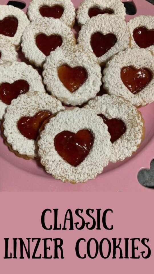Classic Linzer Cookies for Valentines Day - Out of the Box Baking