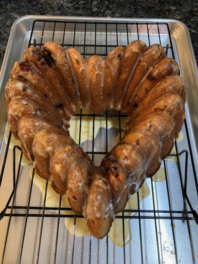 Orange Raspberry Pound Cake - Out of the Box Baking