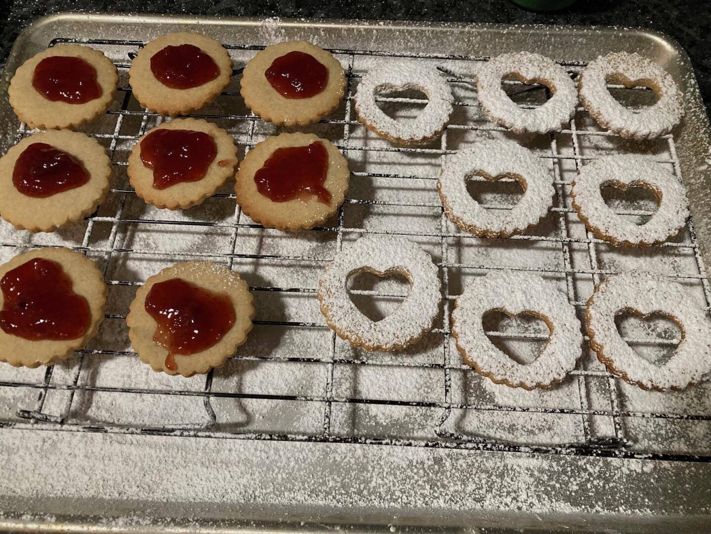 Classic Linzer Cookies for Valentines Day - Out of the Box Baking