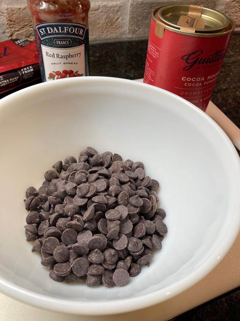 Dark Chocolate Raspberry Truffles - Out of the Box Baking