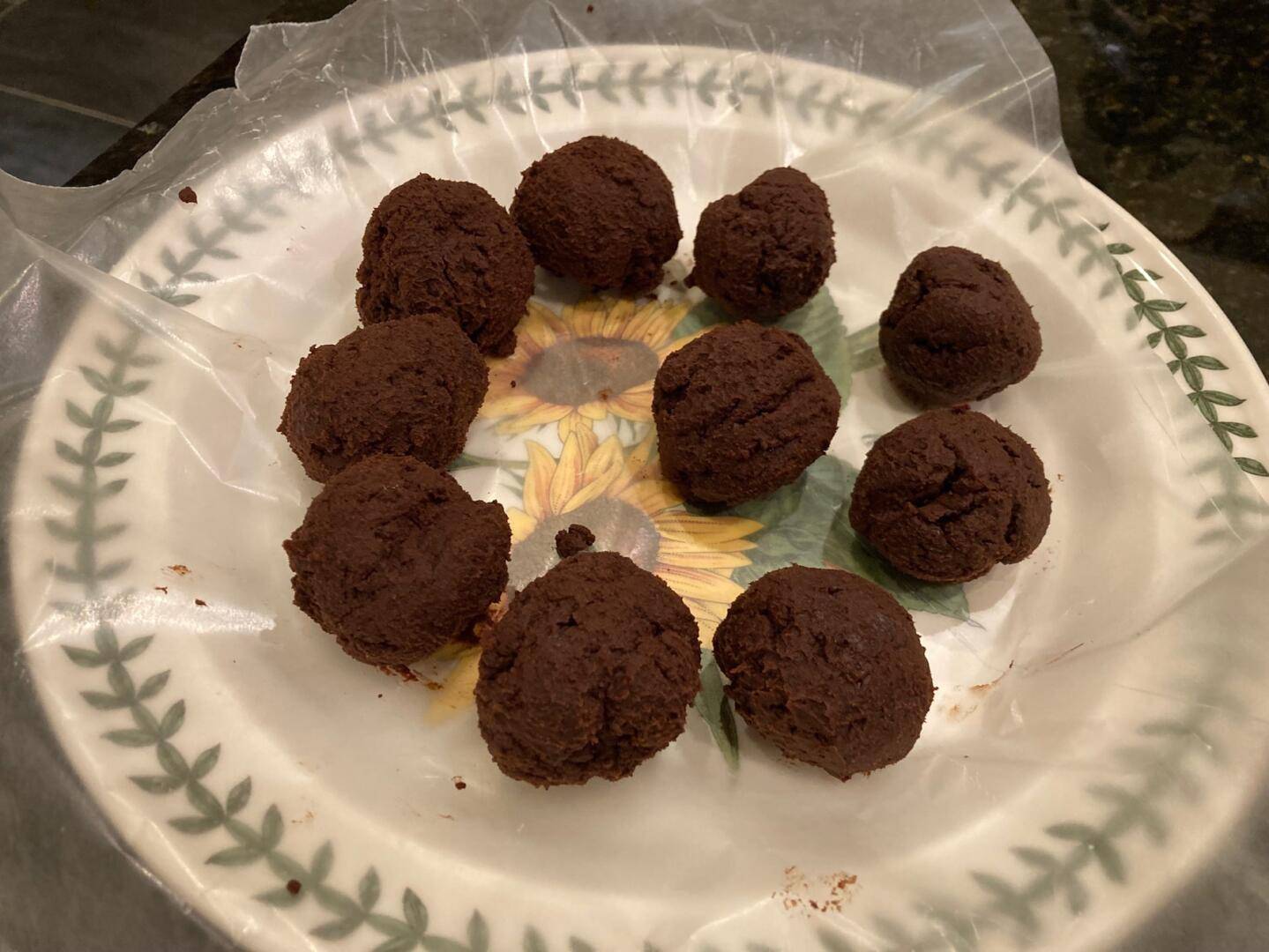 Dark Chocolate Raspberry Truffles - Out of the Box Baking