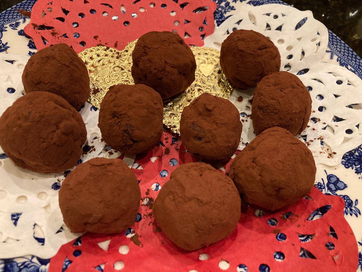 Dark Chocolate Raspberry Truffles - Out of the Box Baking