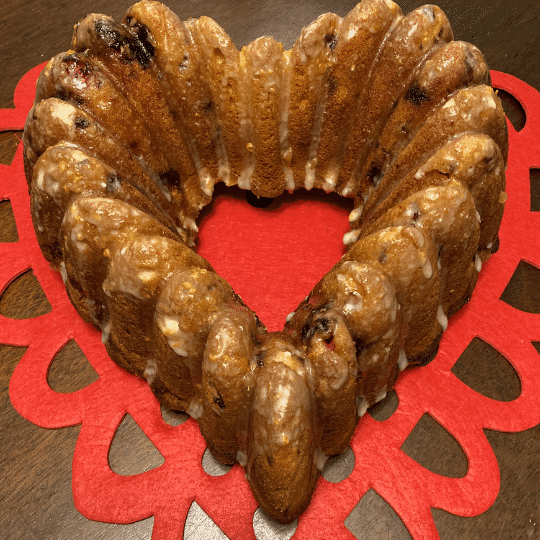 Orange Raspberry Pound Cake - Out of the Box Baking