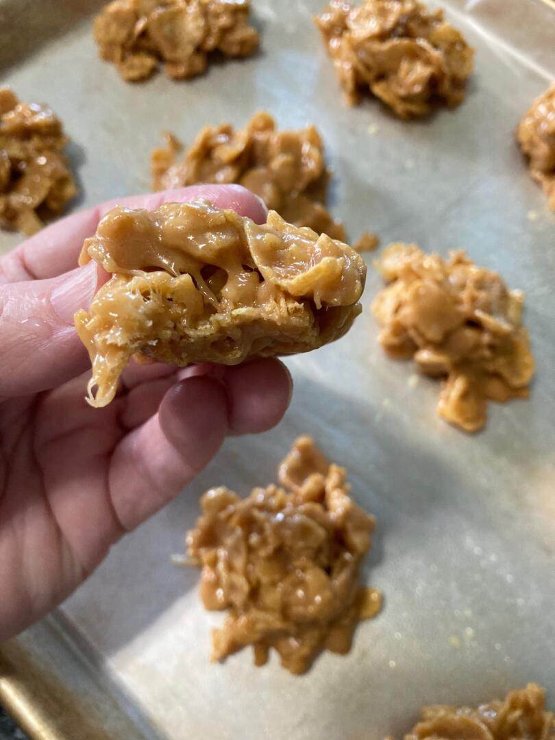 Old-Fashioned Cornflake Candy - Out of the Box Baking