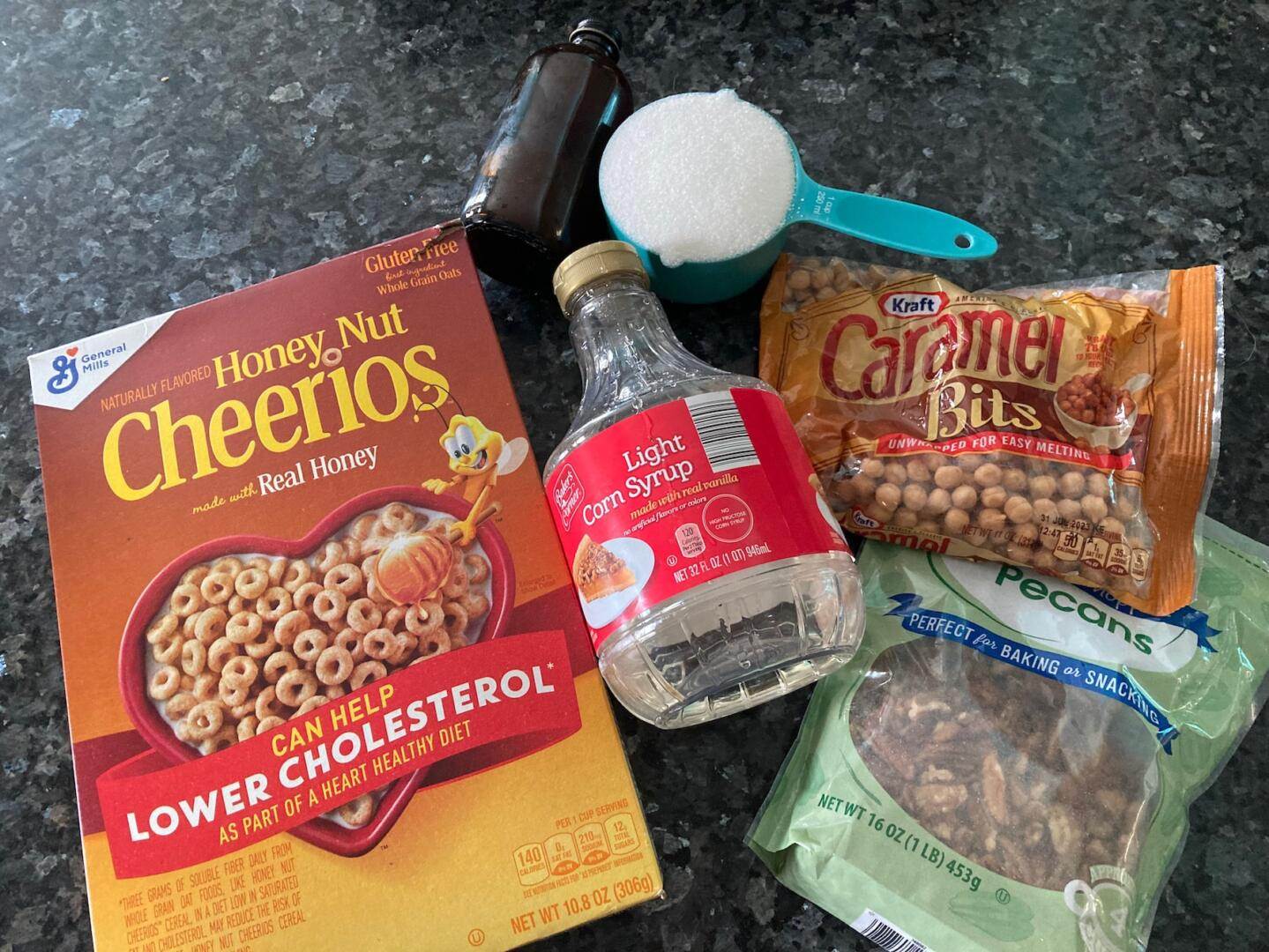 Cheerio Praline Clusters - Out of the Box Baking