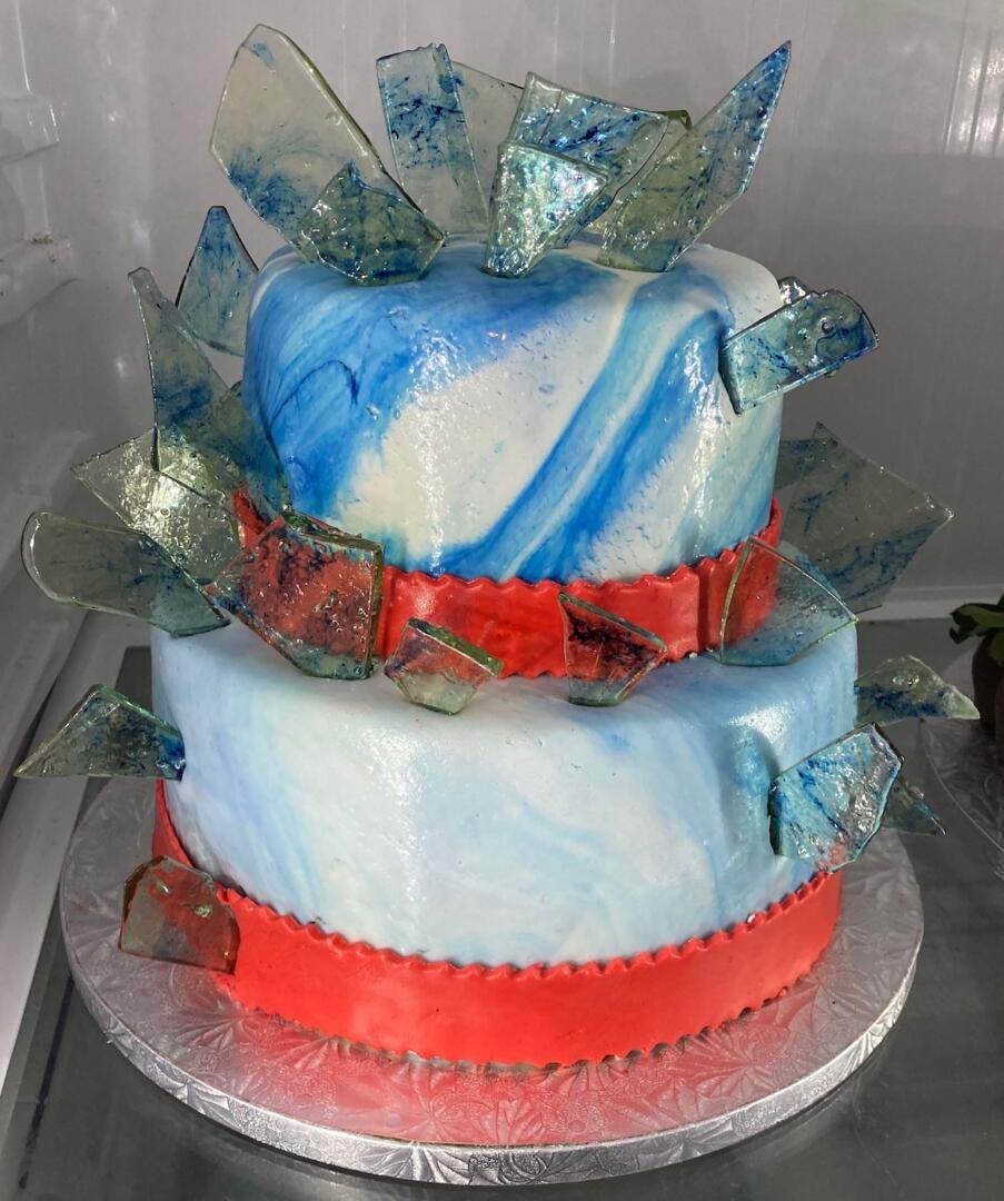 How to Make Sugar Shards (Edible Sugar Glass for Cakes) - Out of the ...