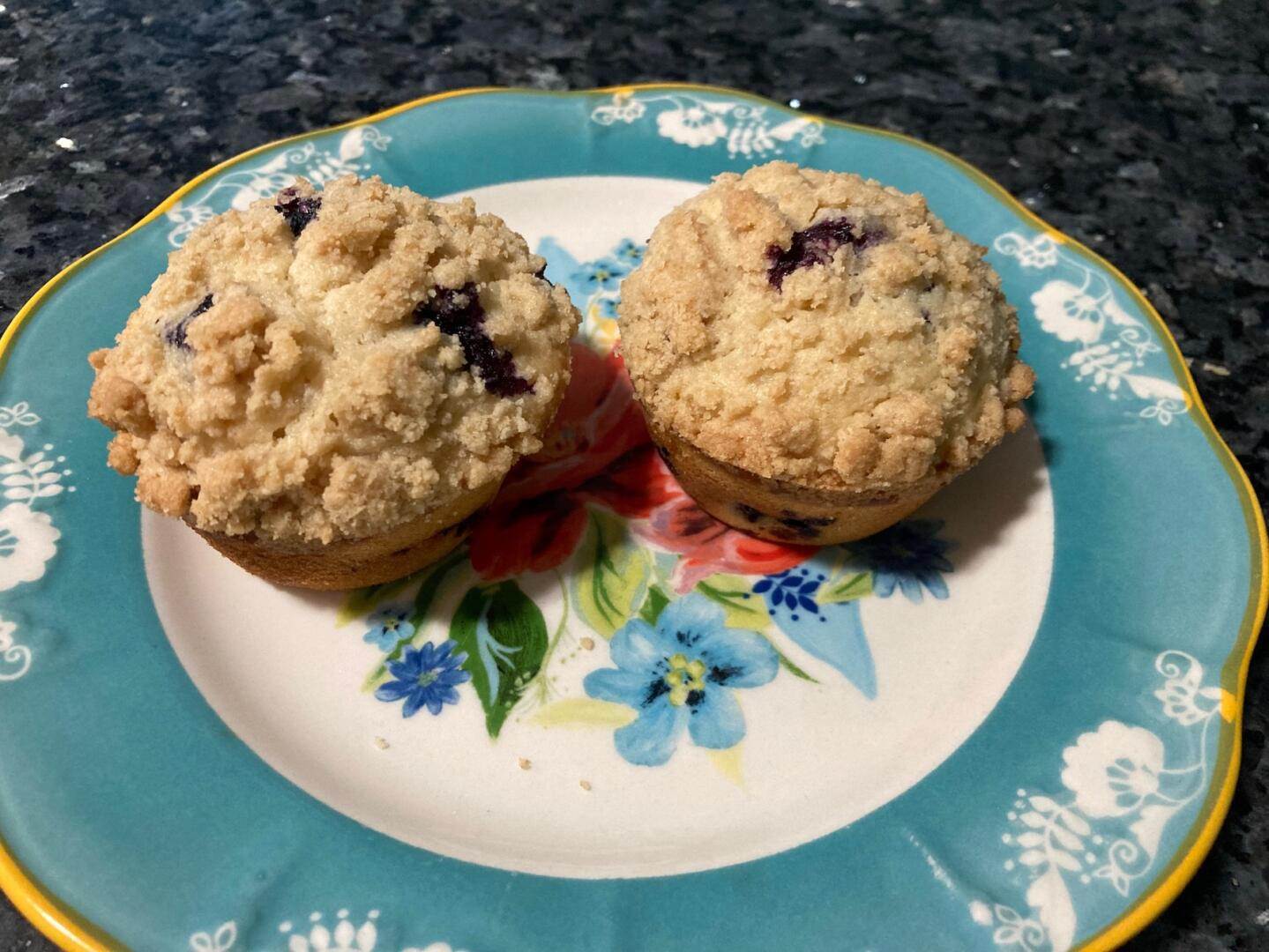 Traditional Blueberry Muffins - Out of the Box Baking