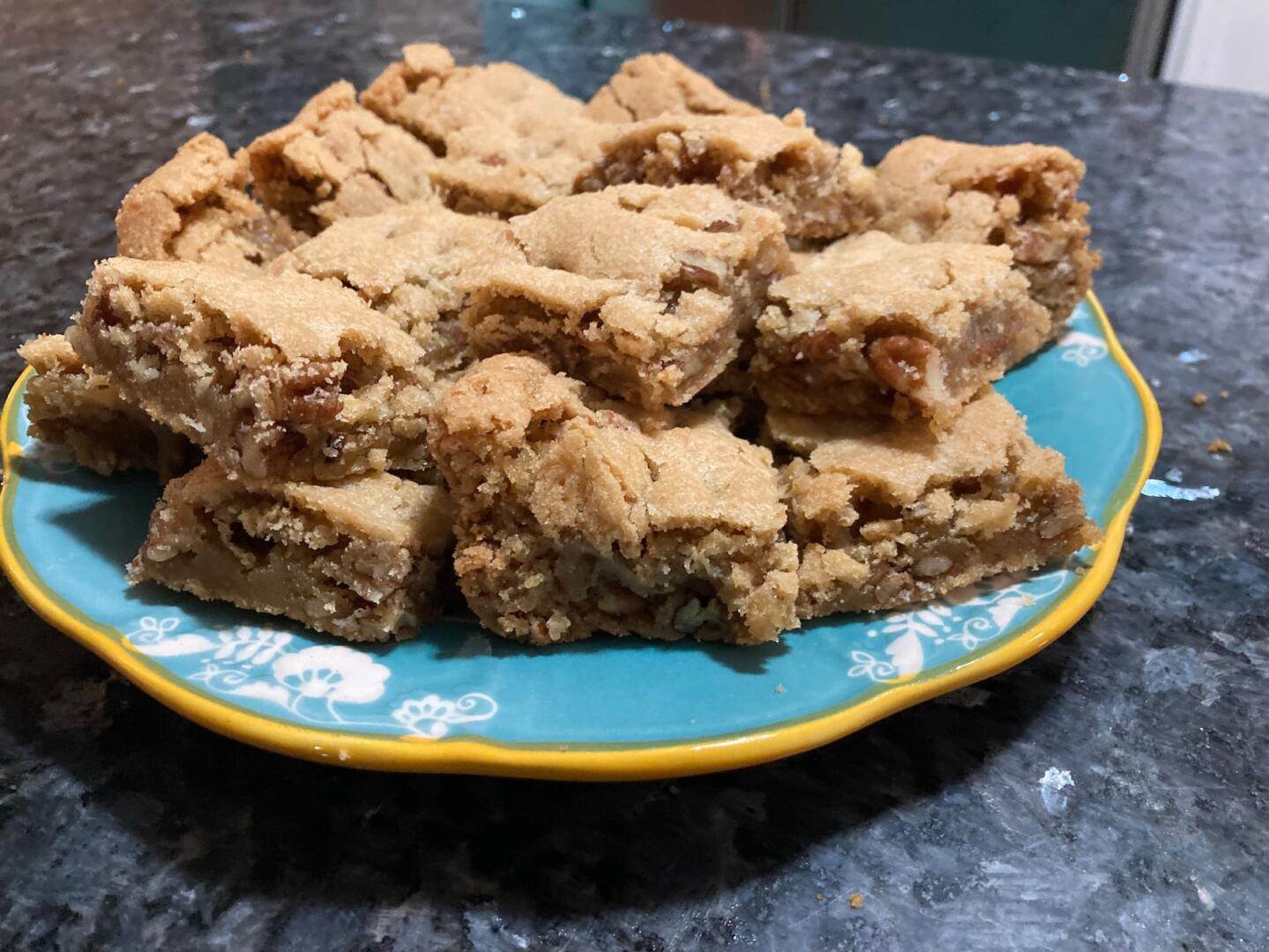 Easy Pecan Chewies - Out of the Box Baking