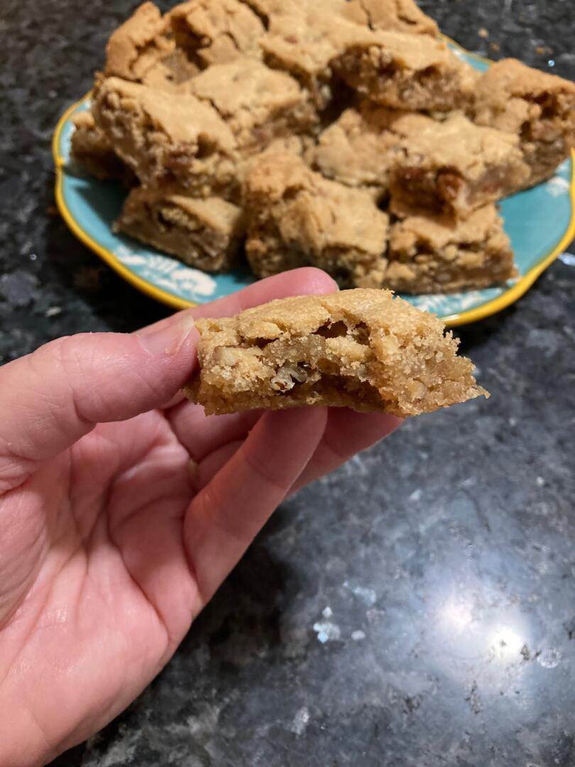Easy Pecan Chewies - Out of the Box Baking