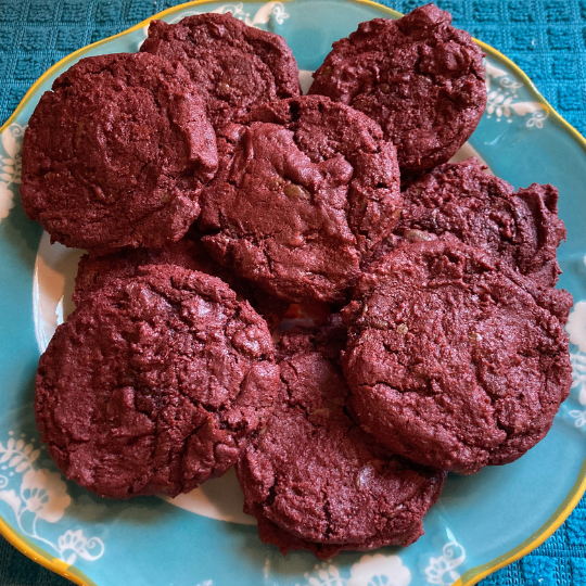 Red Velvet Cookies from Scratch - Out of the Box Baking