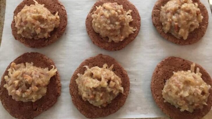 German Chocolate Sandwich Cookies - Out of the Box Baking