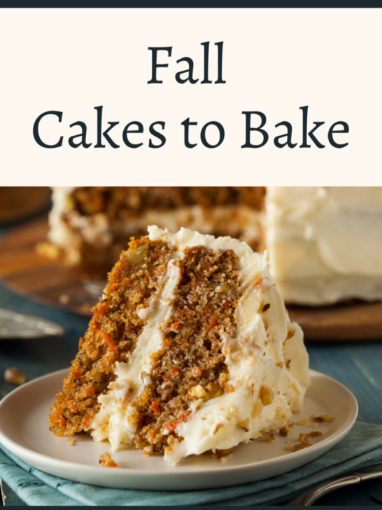 Fall Cakes to Bake - Out of the Box Baking