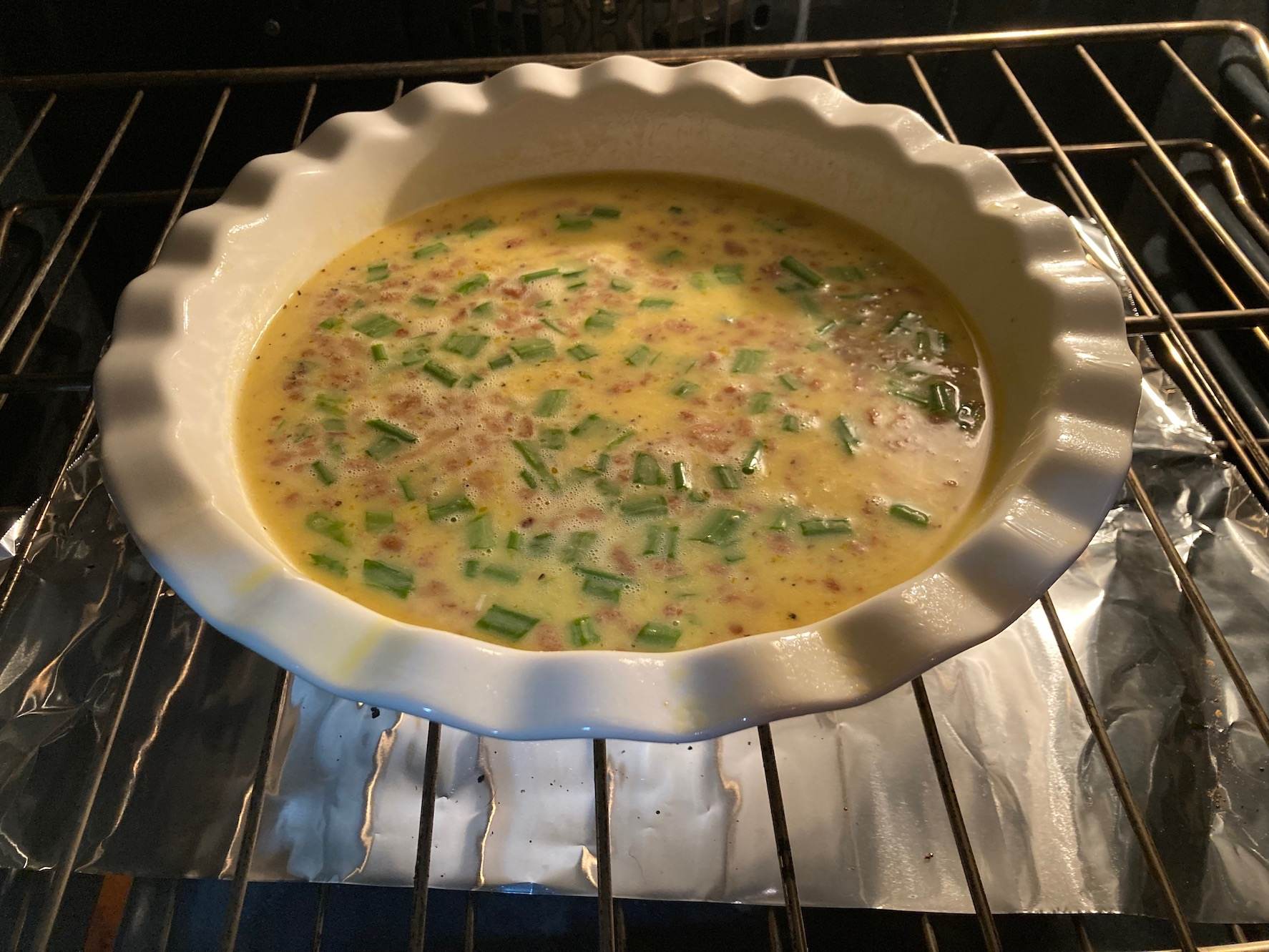 Simple Crustless Quiche - Out of the Box Baking
