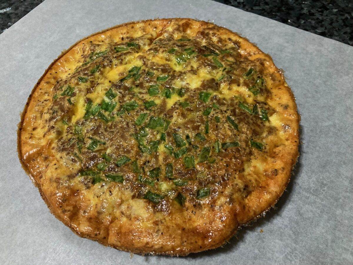 Simple Crustless Quiche - Out of the Box Baking