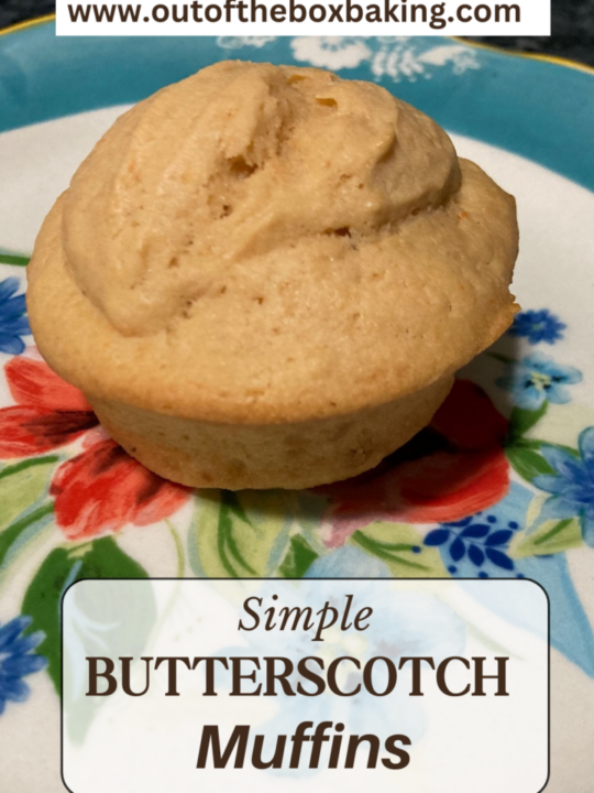 Simple Butterscotch Muffins (Low-Sugar Recipe) - Out of the Box Baking