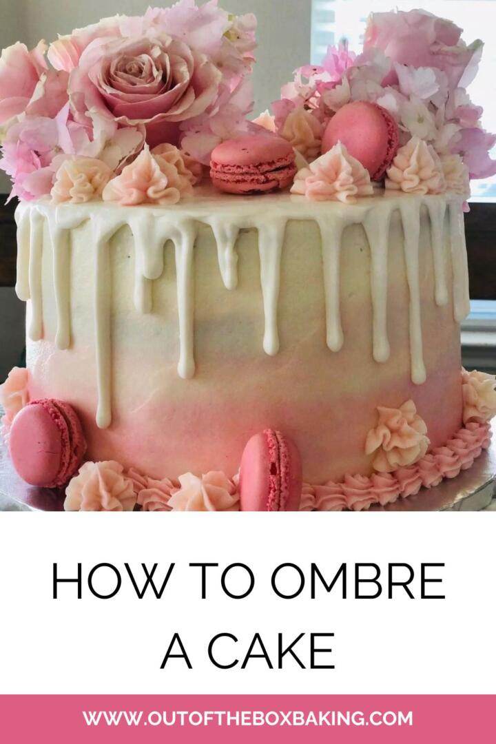 Easy Ombre Cake Tutorial (Perfect for Beginners!) - Out of the Box Baking
