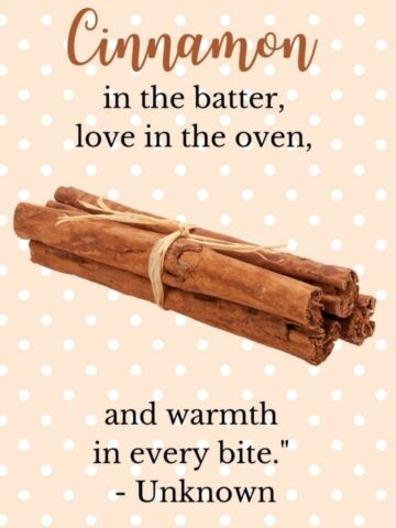 101 Tasty Quotes about Cinnamon - Out of the Box Baking