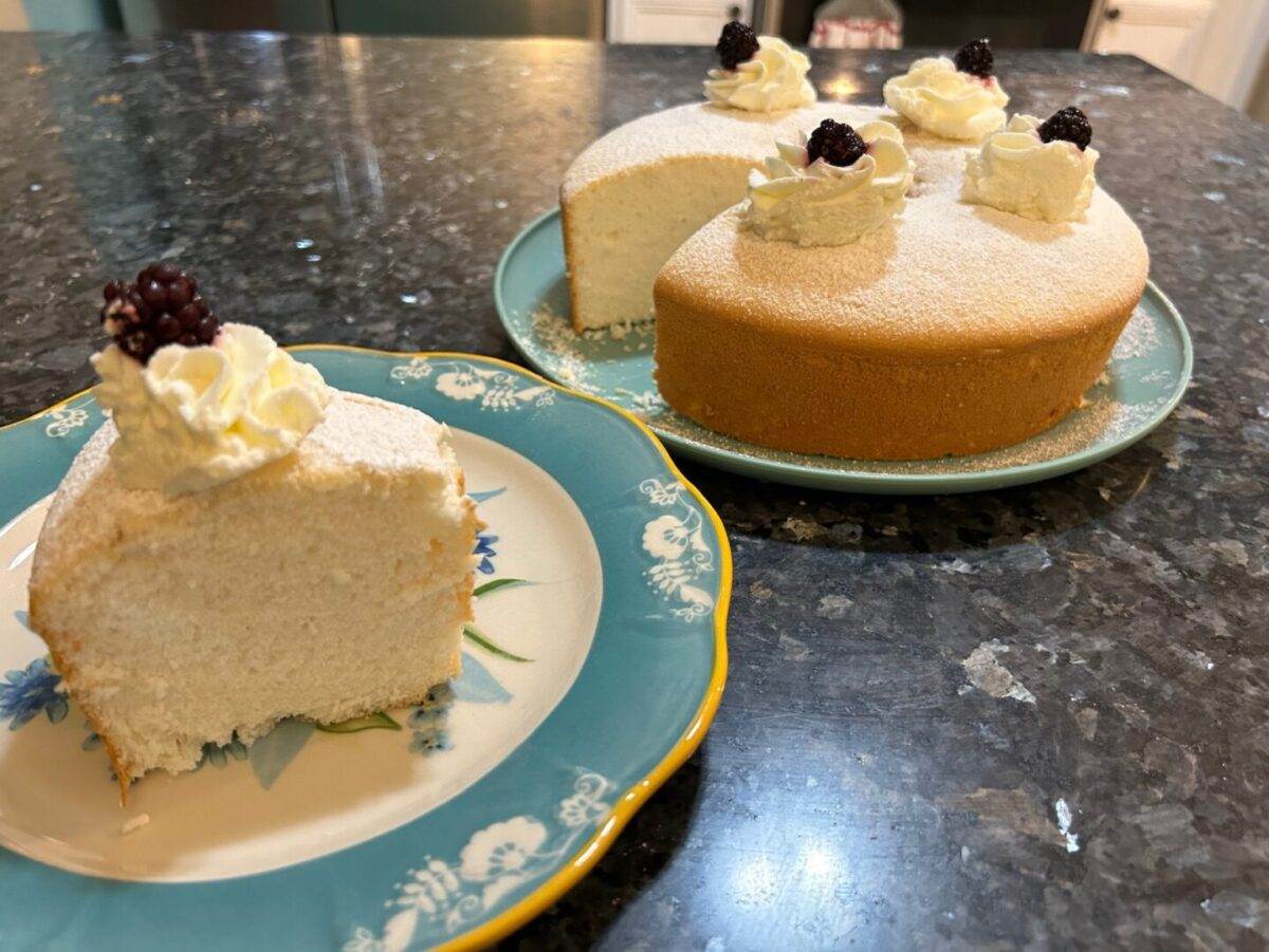 Mock Angel Food Cake from White Cake Mix - Out of the Box Baking
