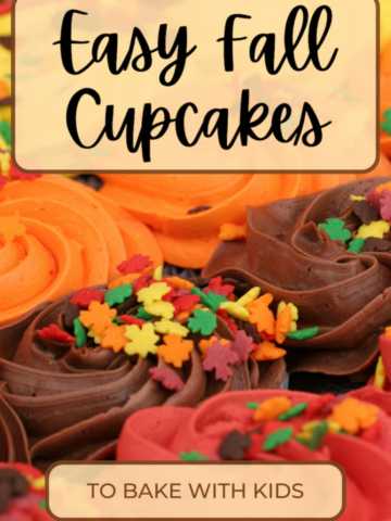 Easy Fall Cupcakes to Bake with Kids - Out of the Box Baking