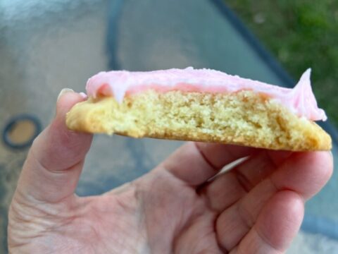 Crumbl Copycat Pink Sugar Cookies - Out of the Box Baking