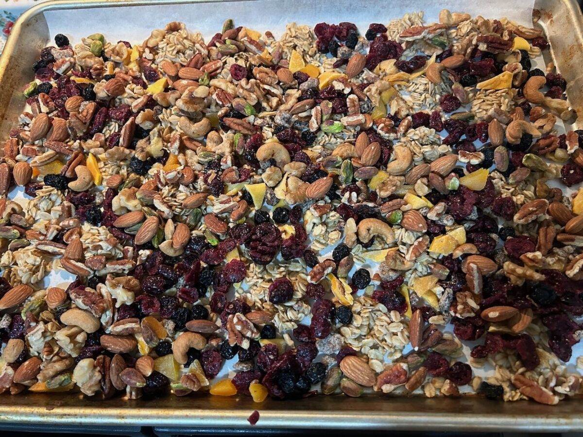 Trail Mix with Honey Oats - Out of the Box Baking