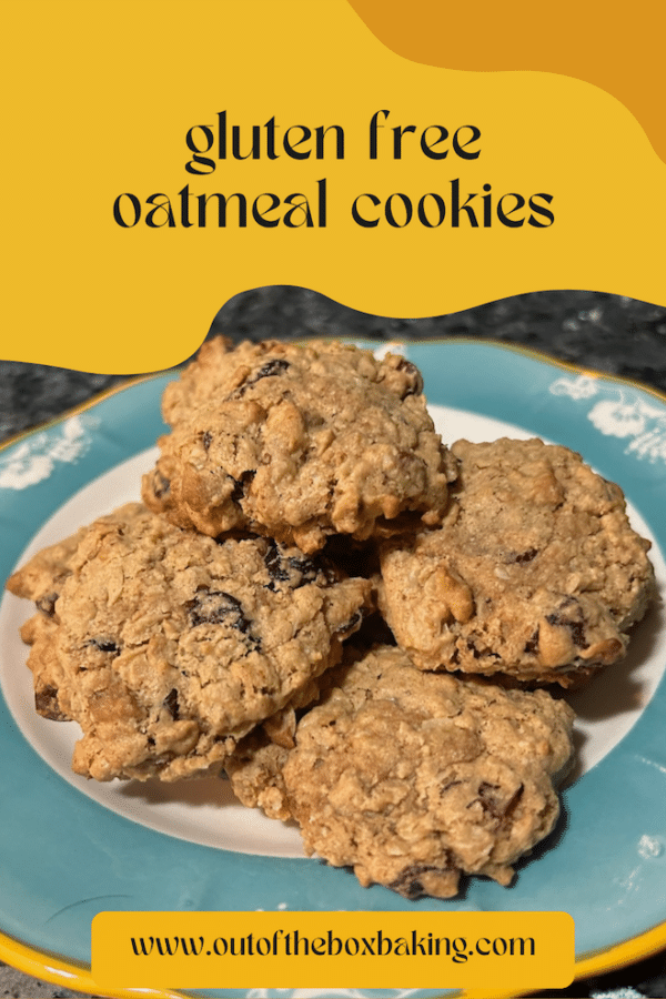 Gluten-Free Oatmeal Cookies - Out of the Box Baking