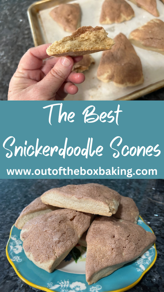 The Best Snickerdoodle Scones - Out of the Box Baking