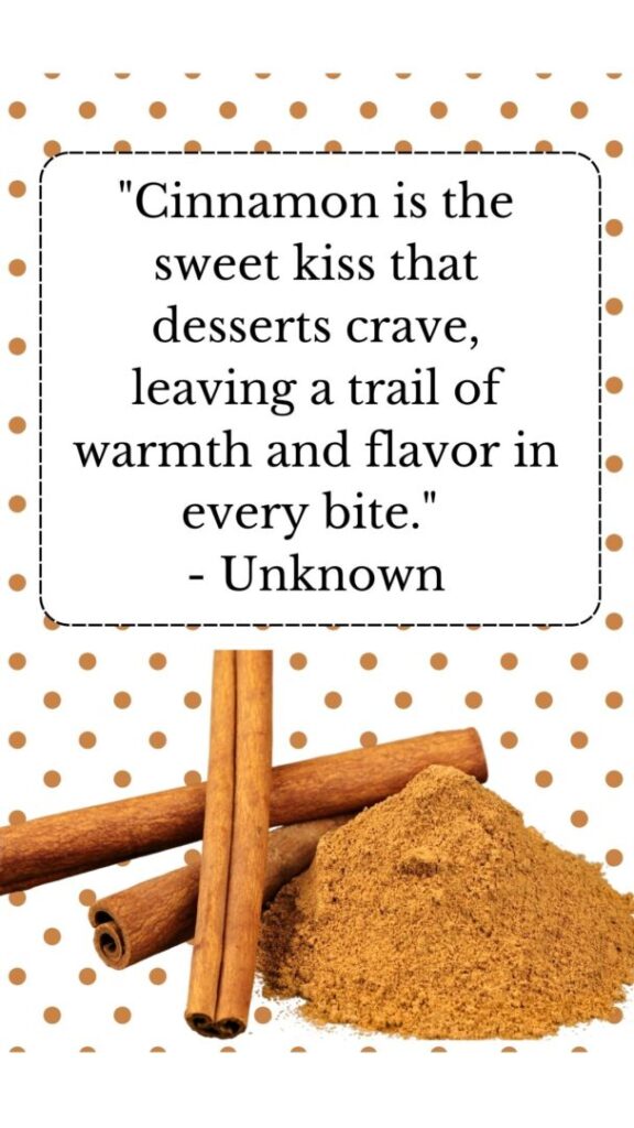 101 Tasty Quotes about Cinnamon - Out of the Box Baking