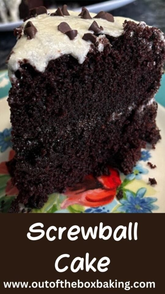 Screwball Cake with Glaze Frosting - Out of the Box Baking