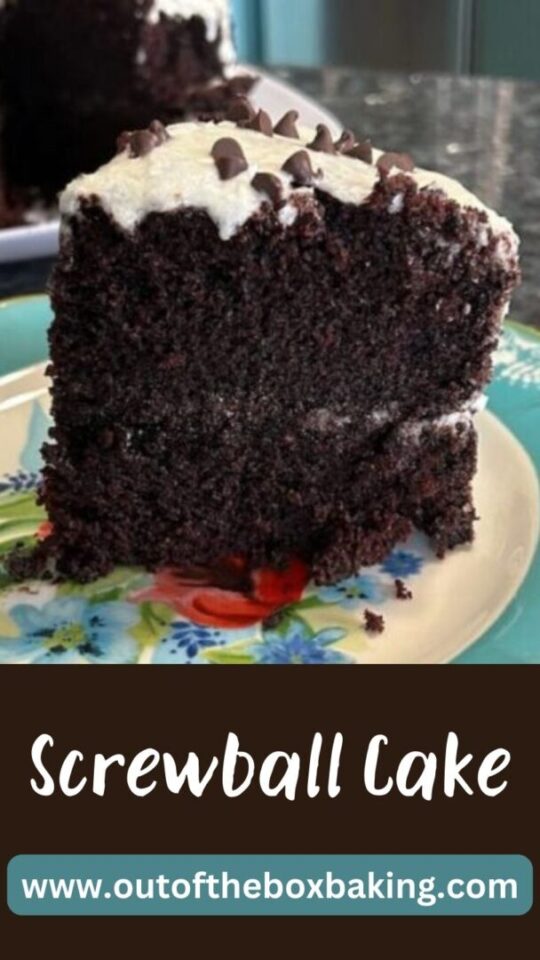 Screwball Cake with Glaze Frosting - Out of the Box Baking