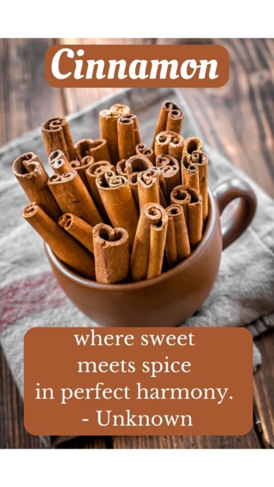 101 Tasty Quotes about Cinnamon - Out of the Box Baking