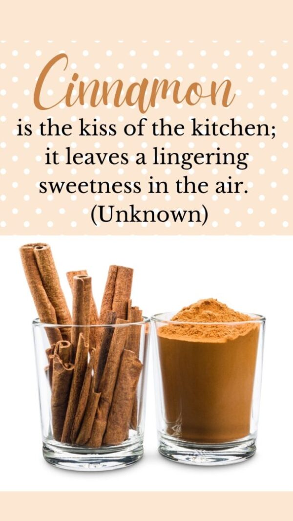 101 Tasty Quotes about Cinnamon - Out of the Box Baking