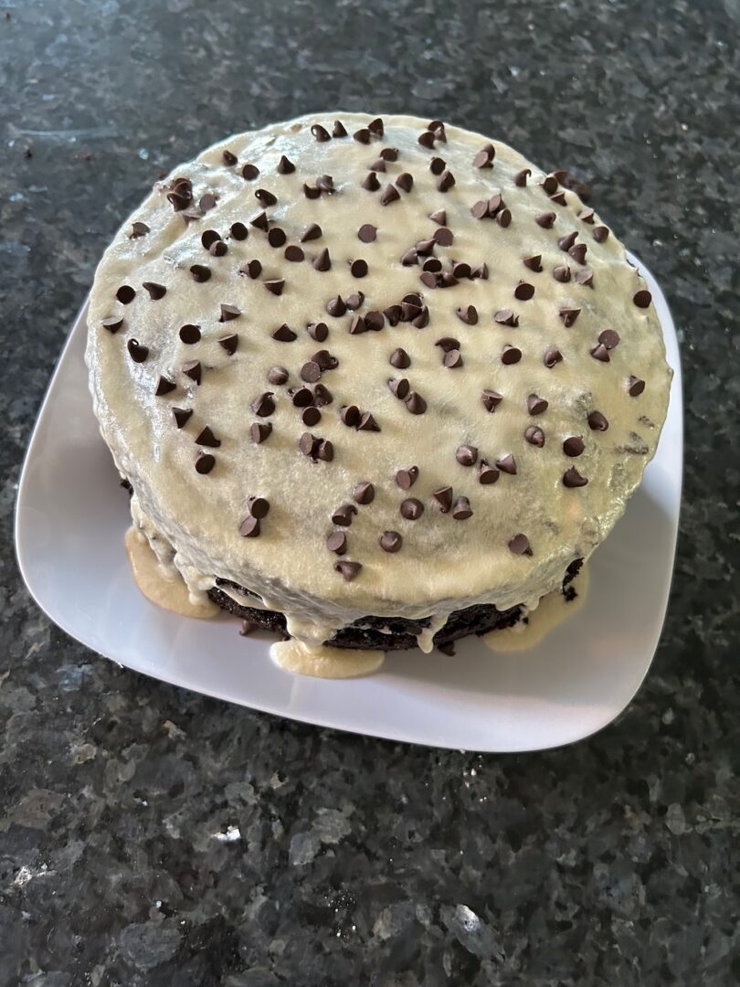 Screwball Cake with Glaze Frosting - Out of the Box Baking