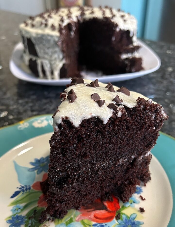 Screwball Cake with Glaze Frosting - Out of the Box Baking