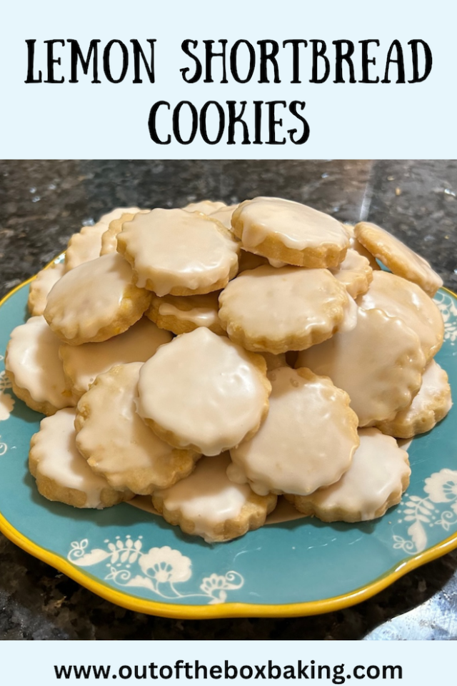Lemon Shortbread Cookies - Out of the Box Baking