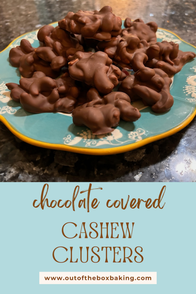 Chocolate Covered Cashew Clusters - Out of the Box Baking