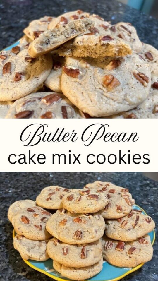 Butter Pecan Cake Mix Cookies - Out of the Box Baking