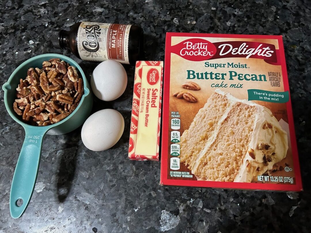 Butter Pecan Cake Mix Cookies - Out of the Box Baking