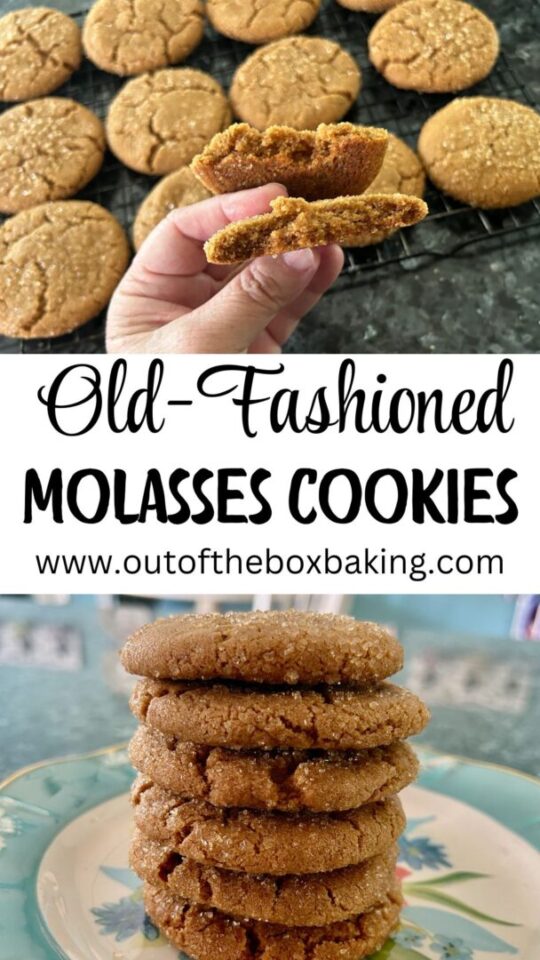 Old-Fashioned Molasses Cookies - Out of the Box Baking