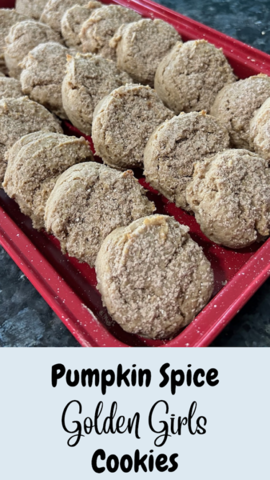 Pumpkin Spice Golden Girls Cookies - Out of the Box Baking