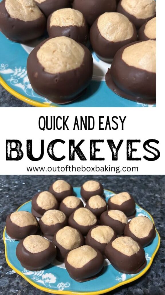 Quick and Easy Buckeyes - Out of the Box Baking