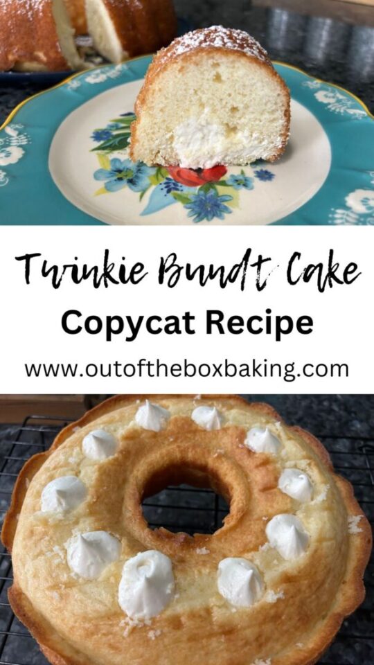 Twinkie Bundt Cake (Doctored Cake Mix) - Out of the Box Baking
