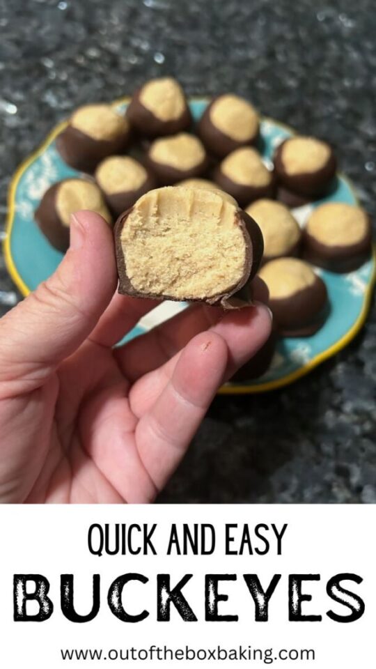 Quick and Easy Buckeyes - Out of the Box Baking